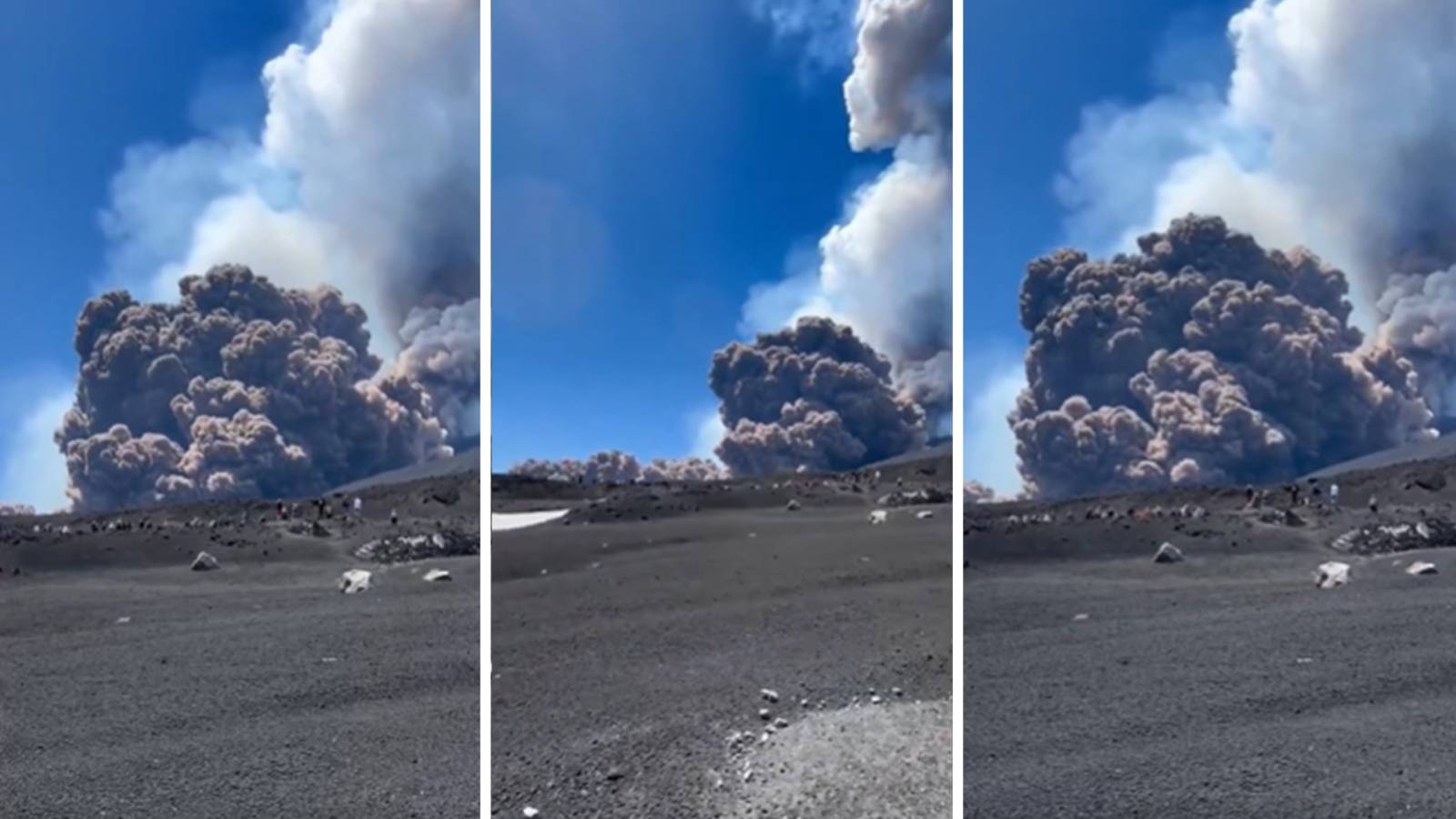 Bil-Filmat: “Splużjoni Qawwija Fuq Etna Ftit Tal-Minuti Ilu. Nies ...