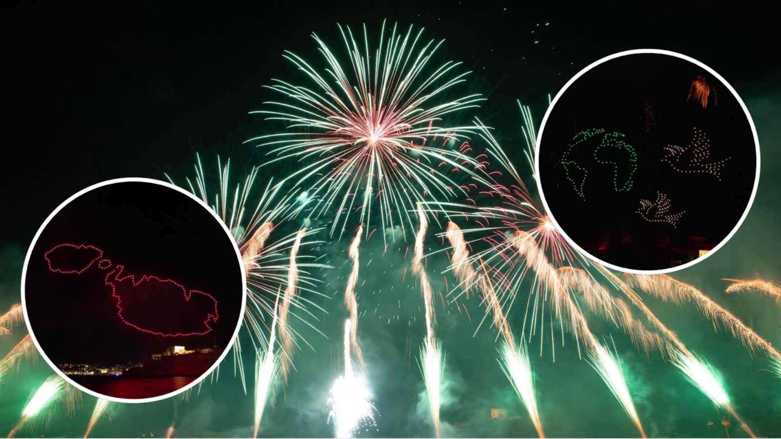 Spettaklu Pirotekniku Mill-Isbaħ Fil-Port Il-Kbir B’Ċelebrazzjoni Tal ...