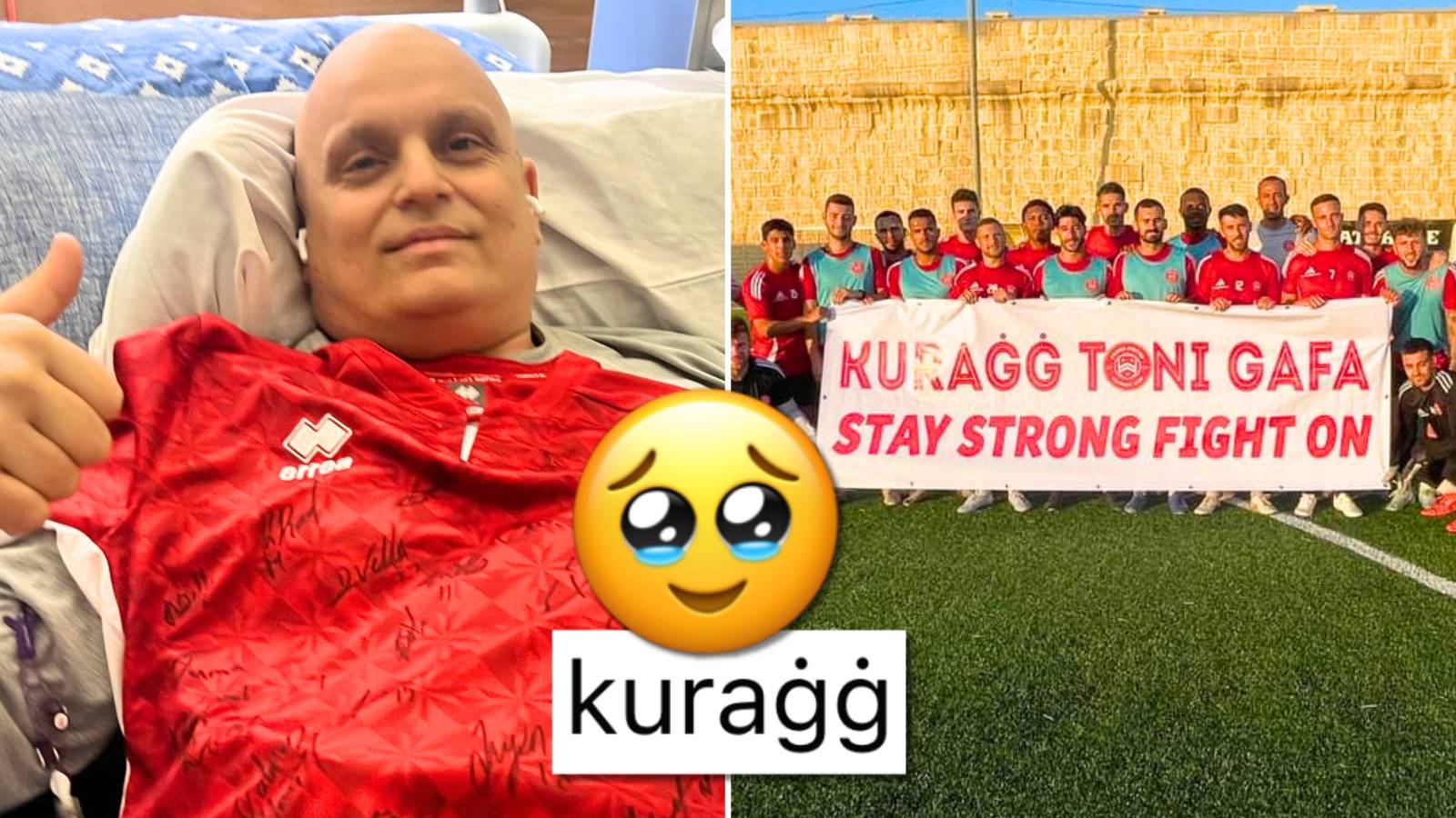 "Grazzi Mill-Qalb!" - Kowċ Tal-Futbol Li Għaddej Mill-Kimoterapija ...